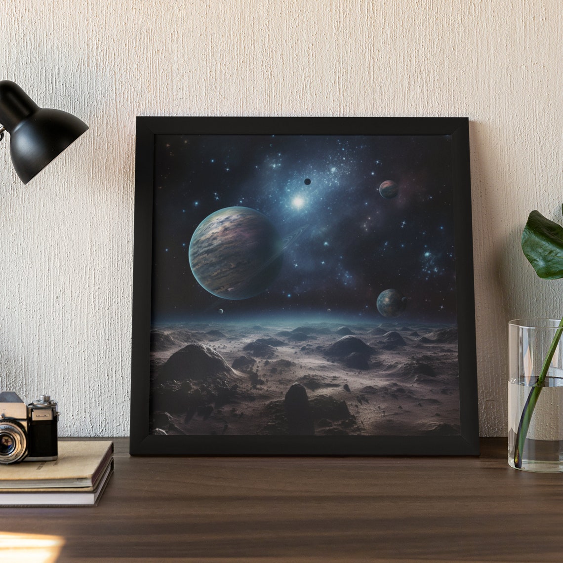 Set of 5 Planet Image, Planet/space Digital Art, Downloadable, Digital ...
