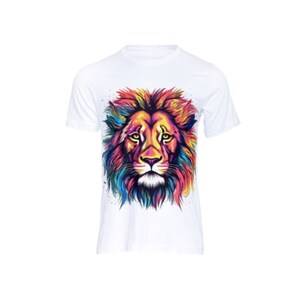 Lion PNG | Colorful Lion Sublimation | Lion Portrait | Lion ...