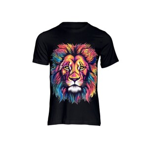 Lion PNG | Colorful Lion Sublimation | Lion Portrait | Lion ...