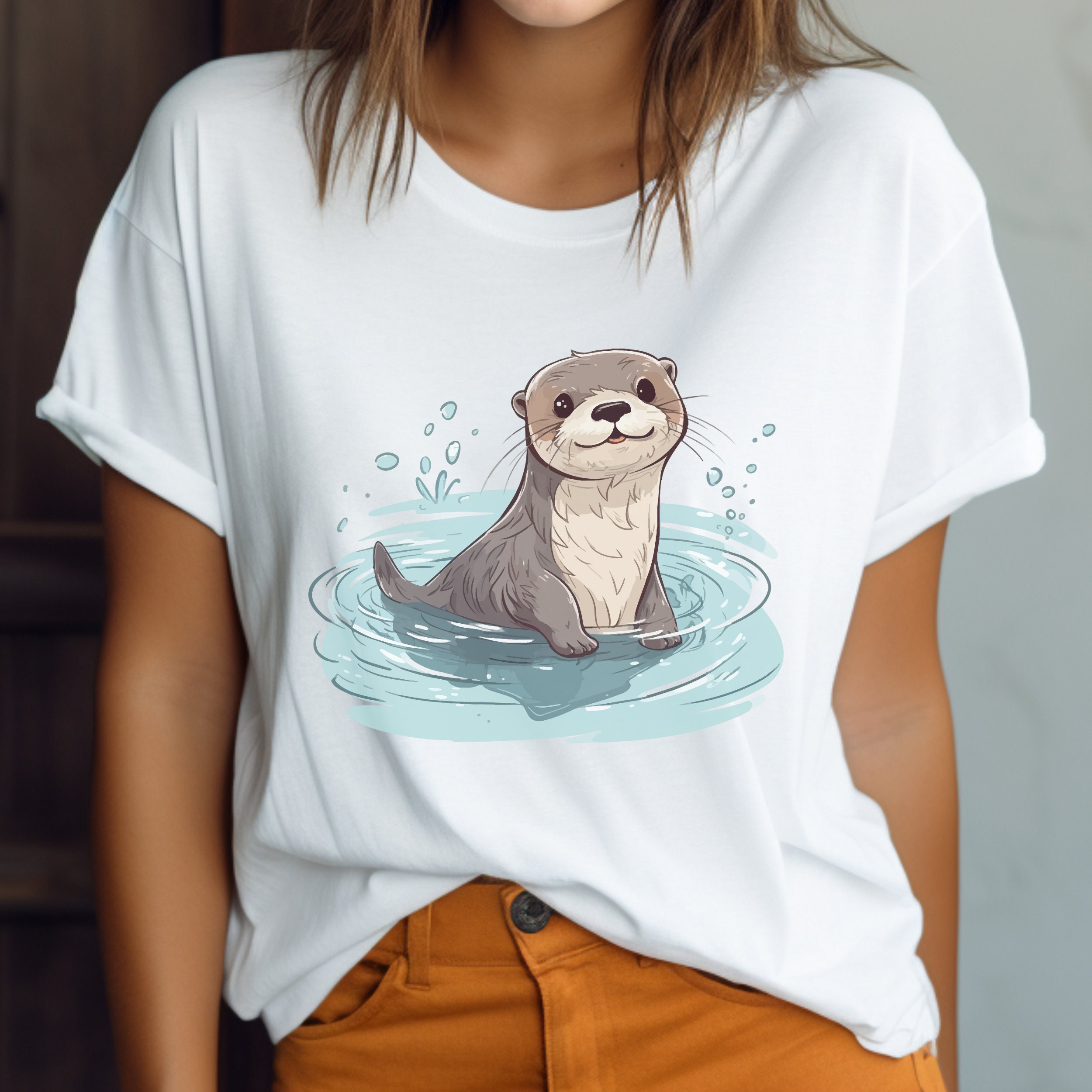 Otter Shirt, Gift for Otter Lover, Otter T-shirt, Comfort Colors Ocean ...