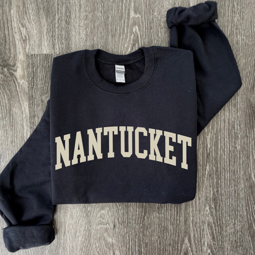 Nantucket Sweatshirt, Nantucket Island Crewneck, Nantucket ...