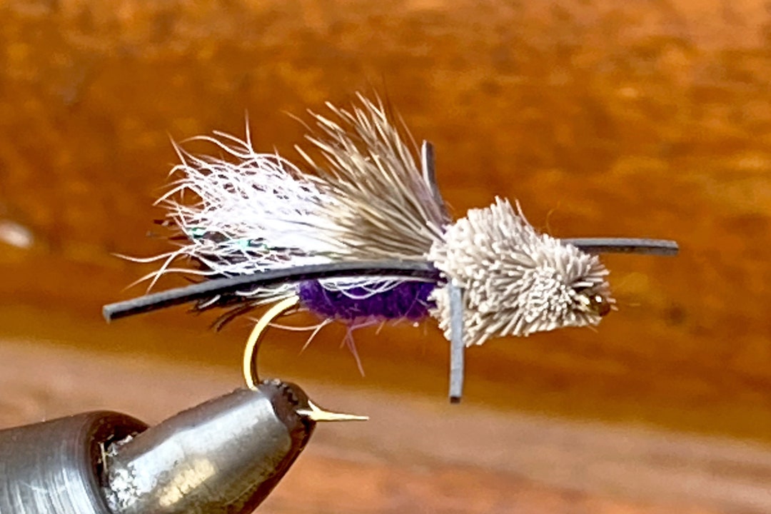 Turck Tarantula: Purple. Fly Fishing Pattern for Trout. - Etsy