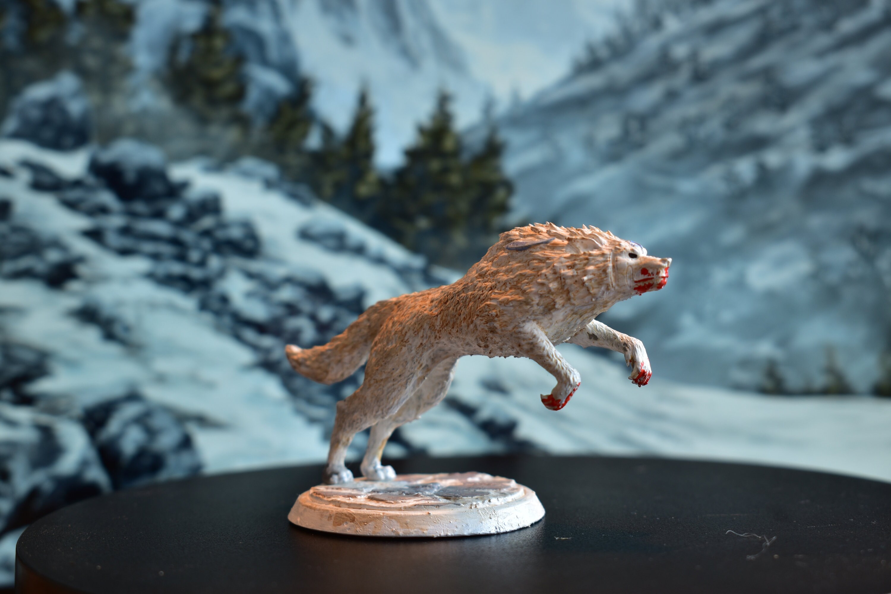 Dnd Winter Wolves [handpainted Dnd Miniature][paint & Print Service ...