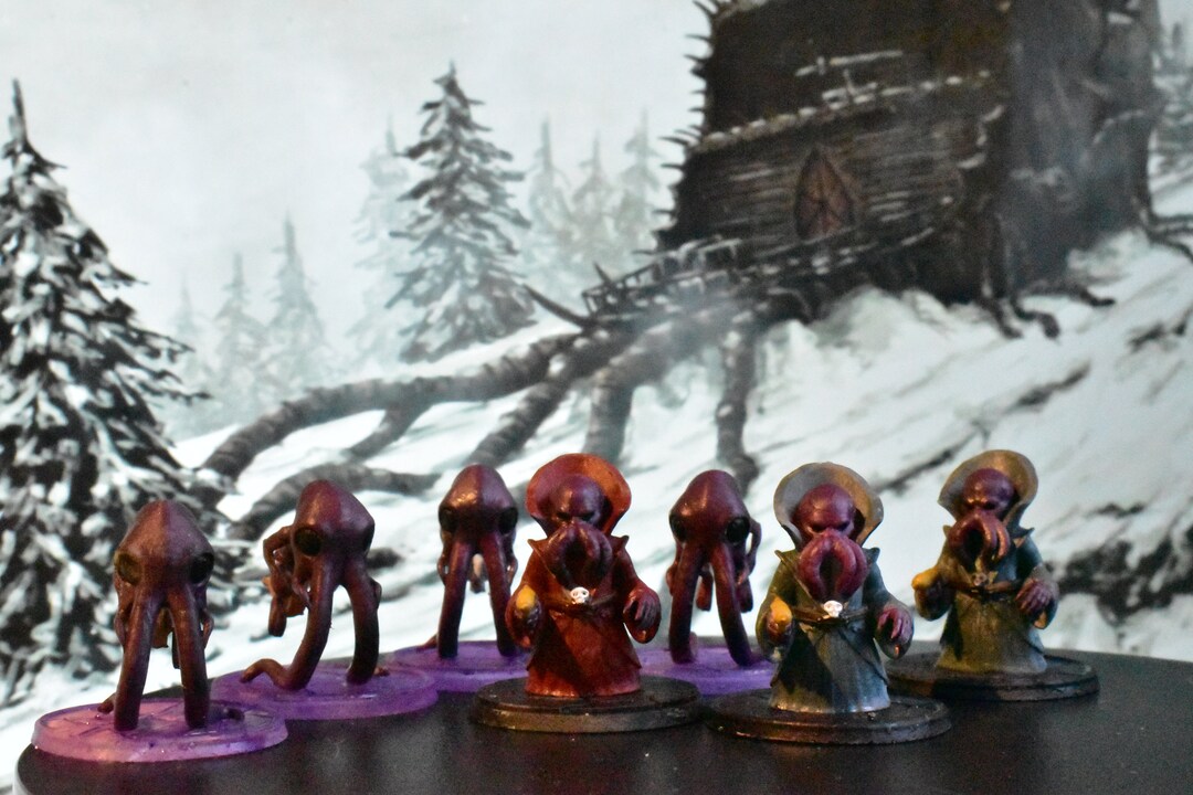 Gnome Ceremorphs + Gnome Squidlings [handpainted Dnd Miniature][paint ...