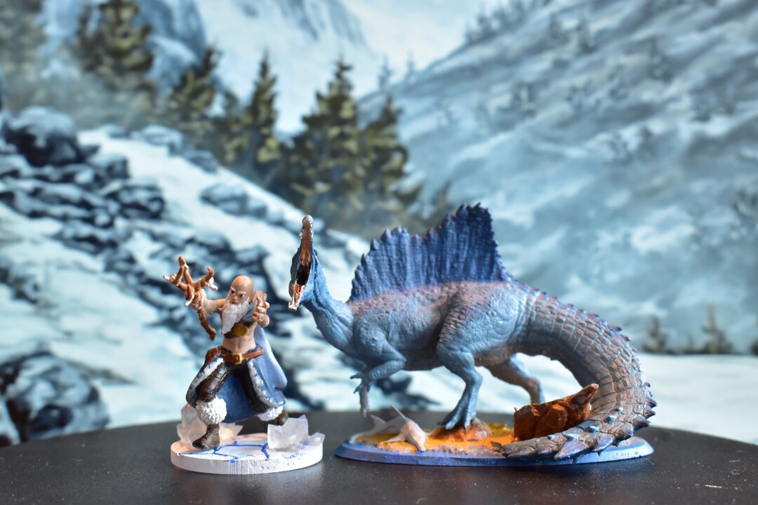 Plesiosaurus [handpainted Dnd Miniature][paint & Print Service, Ready ...