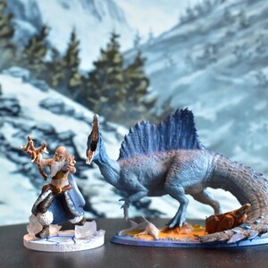 Plesiosaurus [handpainted Dnd Miniature][paint & Print Service, Ready ...