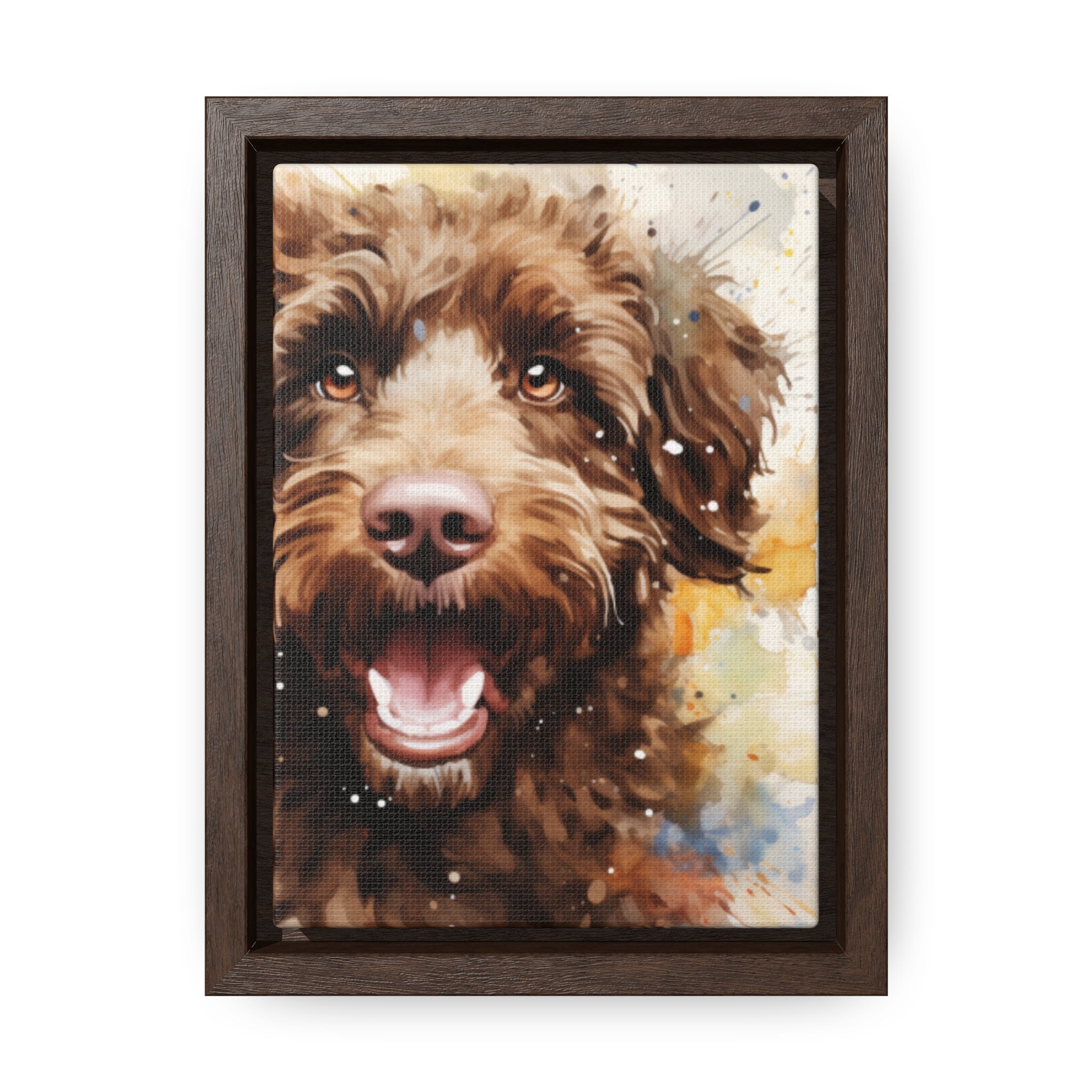 Chocolate Doodle Gallery Canvas Wrap, Goldendoodle, Labradoodle ...
