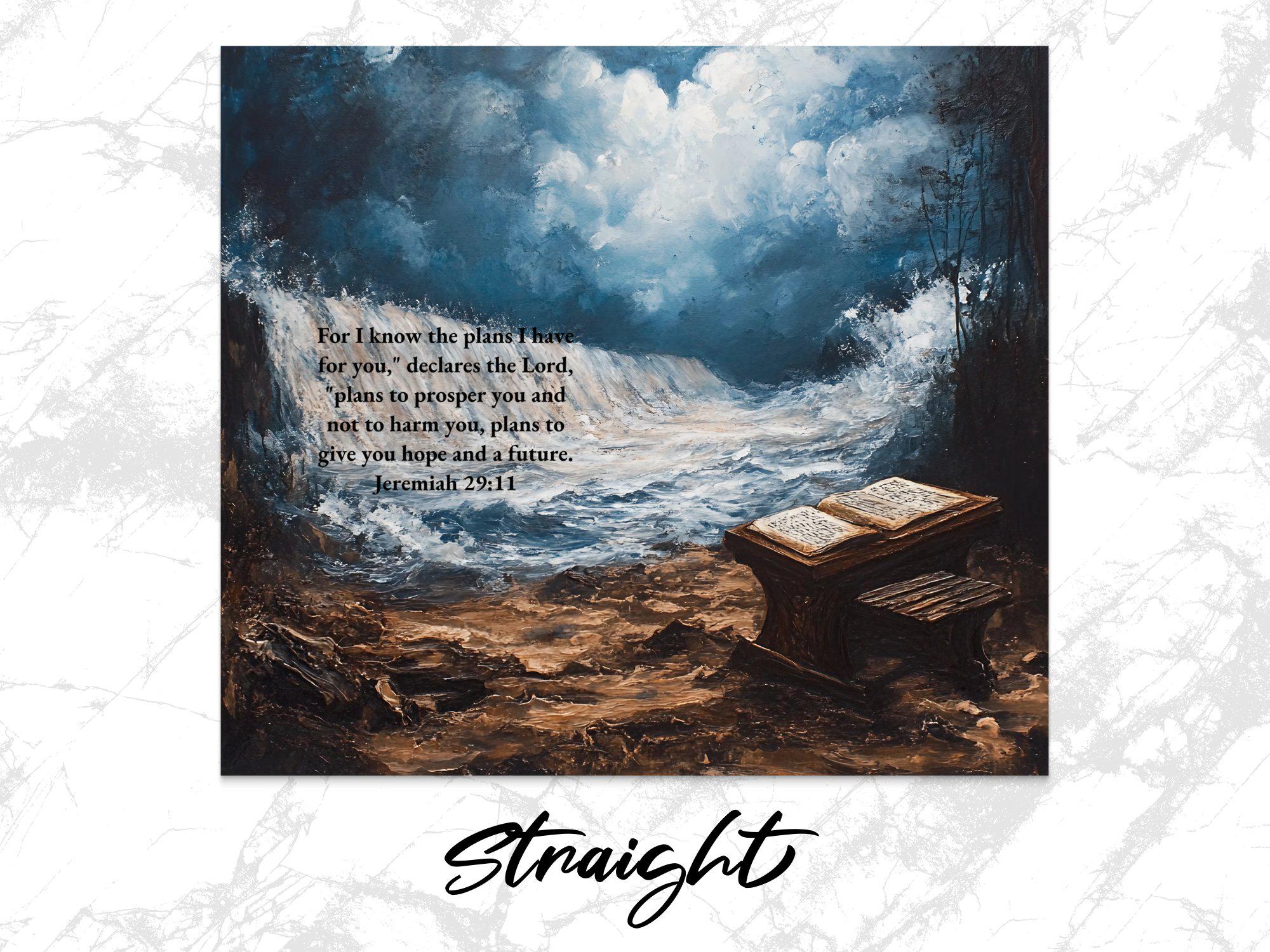 Bible Verse Tumbler Wrap PNG Download Jeremiah 29 11 Digital Wrap Bible ...