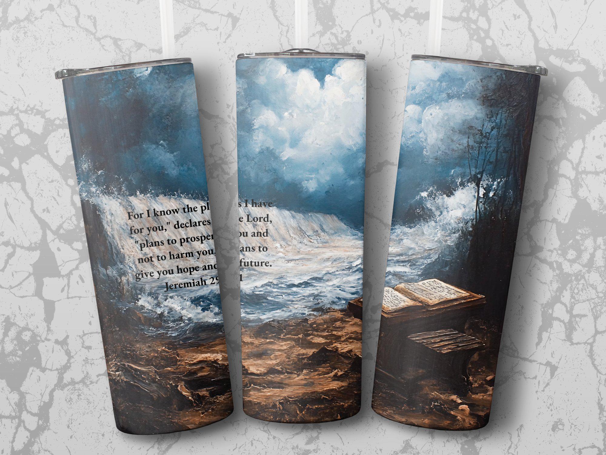 Bible Verse Tumbler Wrap PNG Download Jeremiah 29 11 Digital Wrap Bible ...