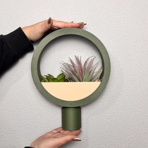 Modern PLA Wall Planter: Indoor Succulent & Flower Decor - Etsy