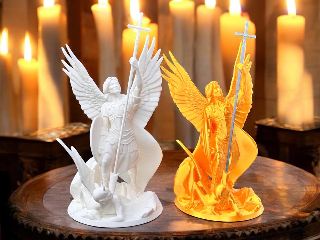 Saint Michael Archangel Statue, Powerful Protector Angel, Spiritual ...