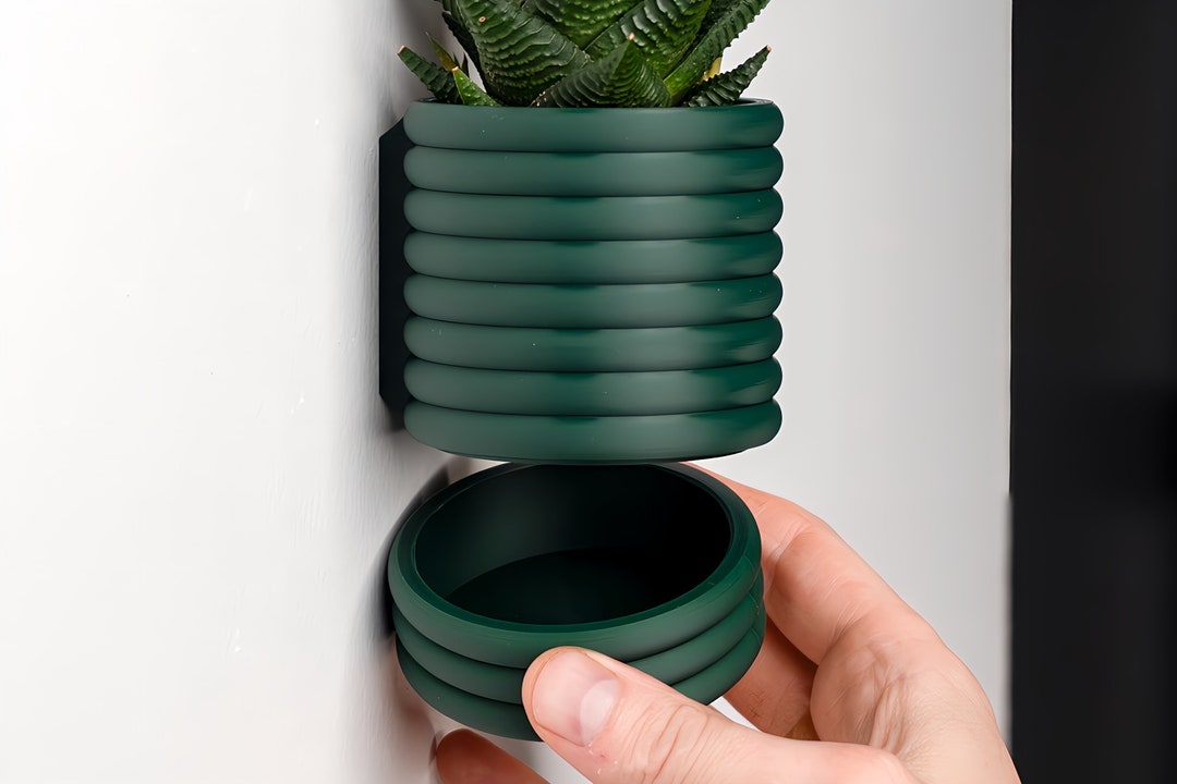 Wall Planter - Handcrafted Poppy Holder, Unique Garden Decor, Outdoor ...