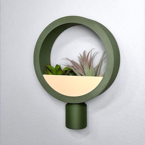 Modern PLA Wall Planter: Indoor Succulent & Flower Decor - Etsy