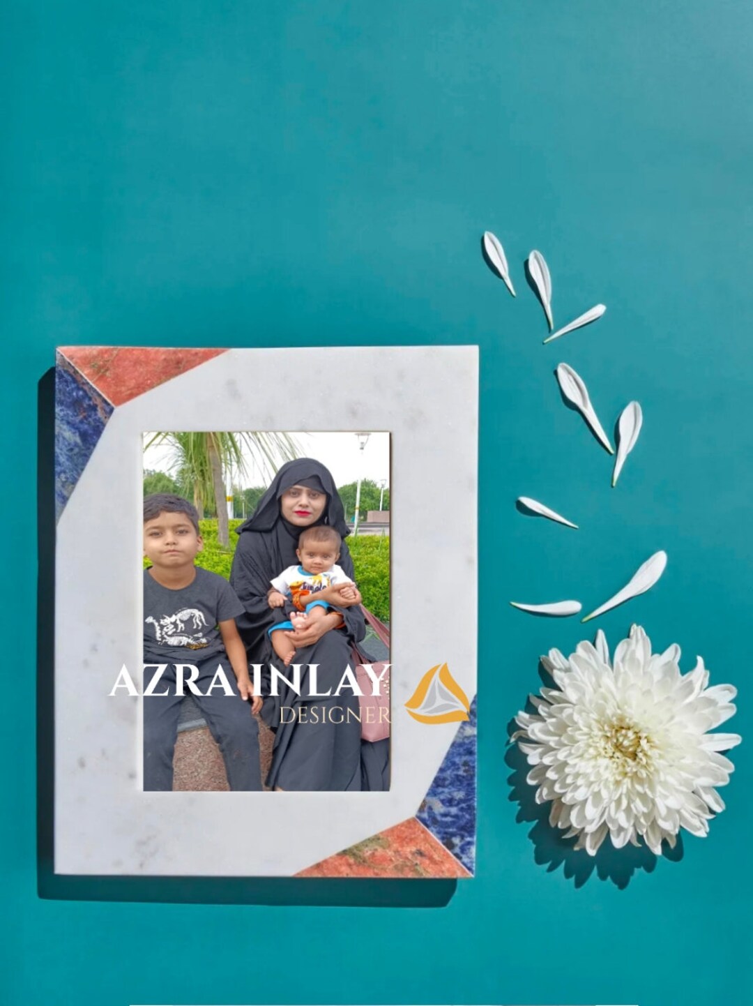 Marble Inlay Picture Frame - Etsy