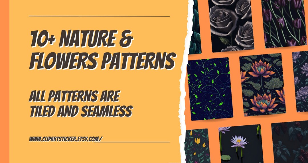 10+ Nature, Flower HQ Patterns Seamless Patterns - Digital Paper ...