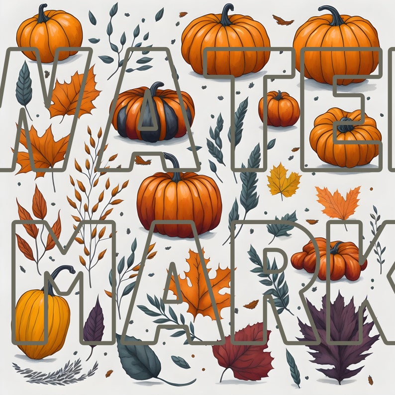 50+ Thanksgiving Clip Art - Pumpkins - Leaves - Food - Commercial Use ...
