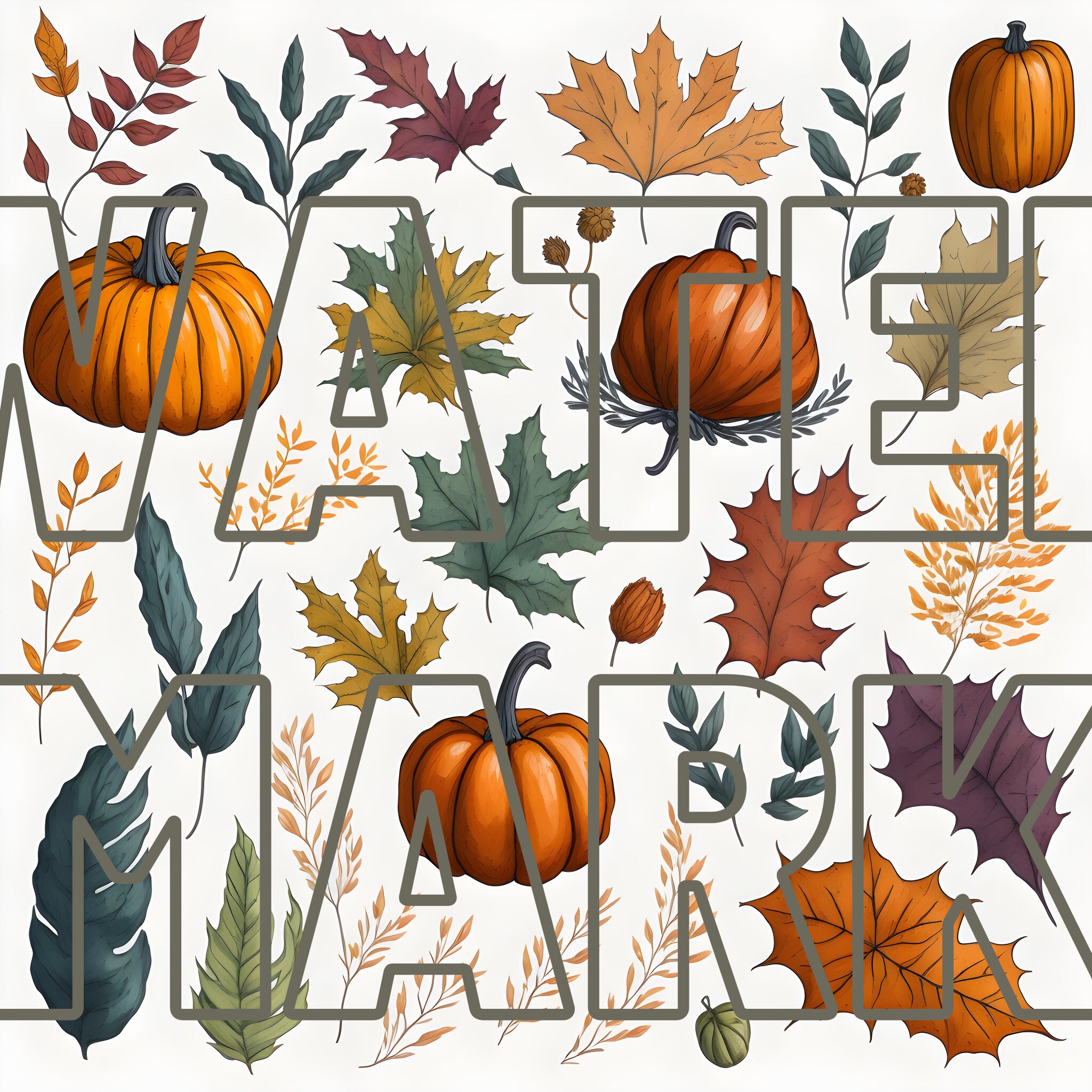 50+ Thanksgiving Clip Art - Pumpkins - Leaves - Food - Commercial Use ...