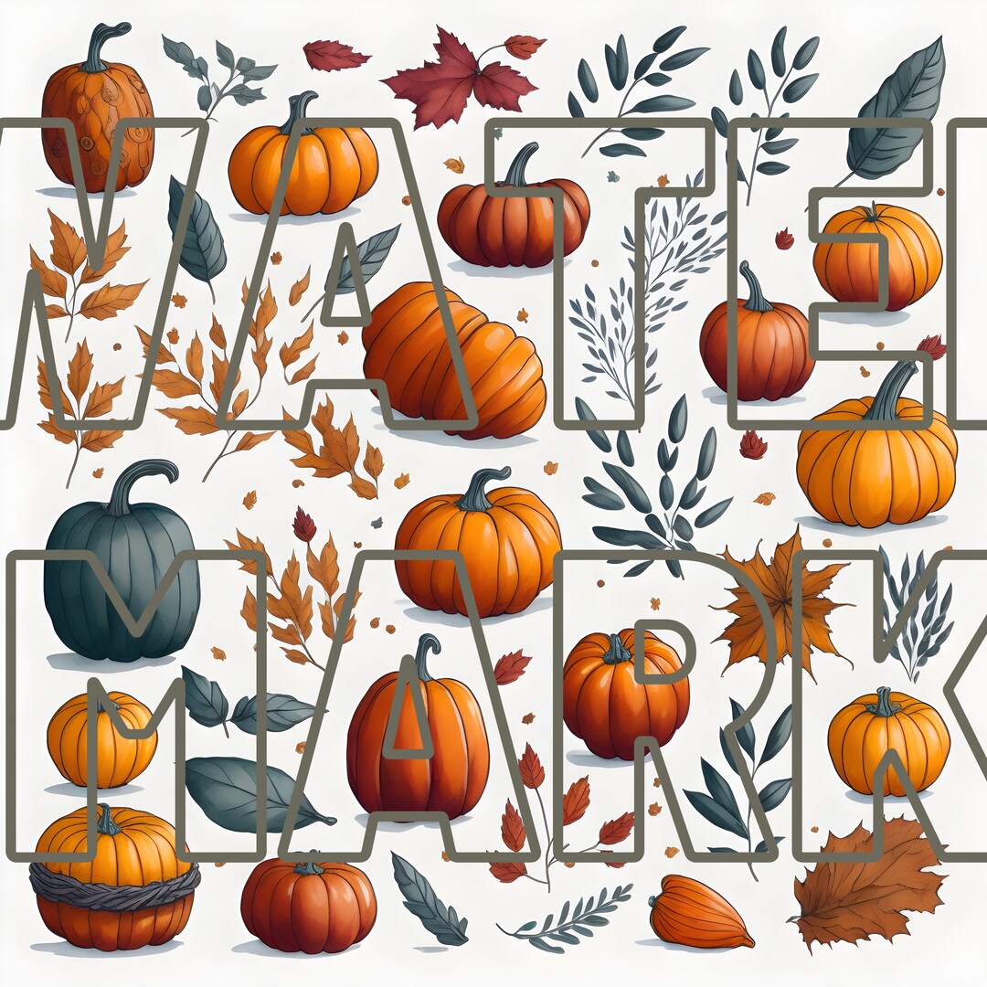 50+ Thanksgiving Clip Art - Pumpkins - Leaves - Food - Commercial Use ...