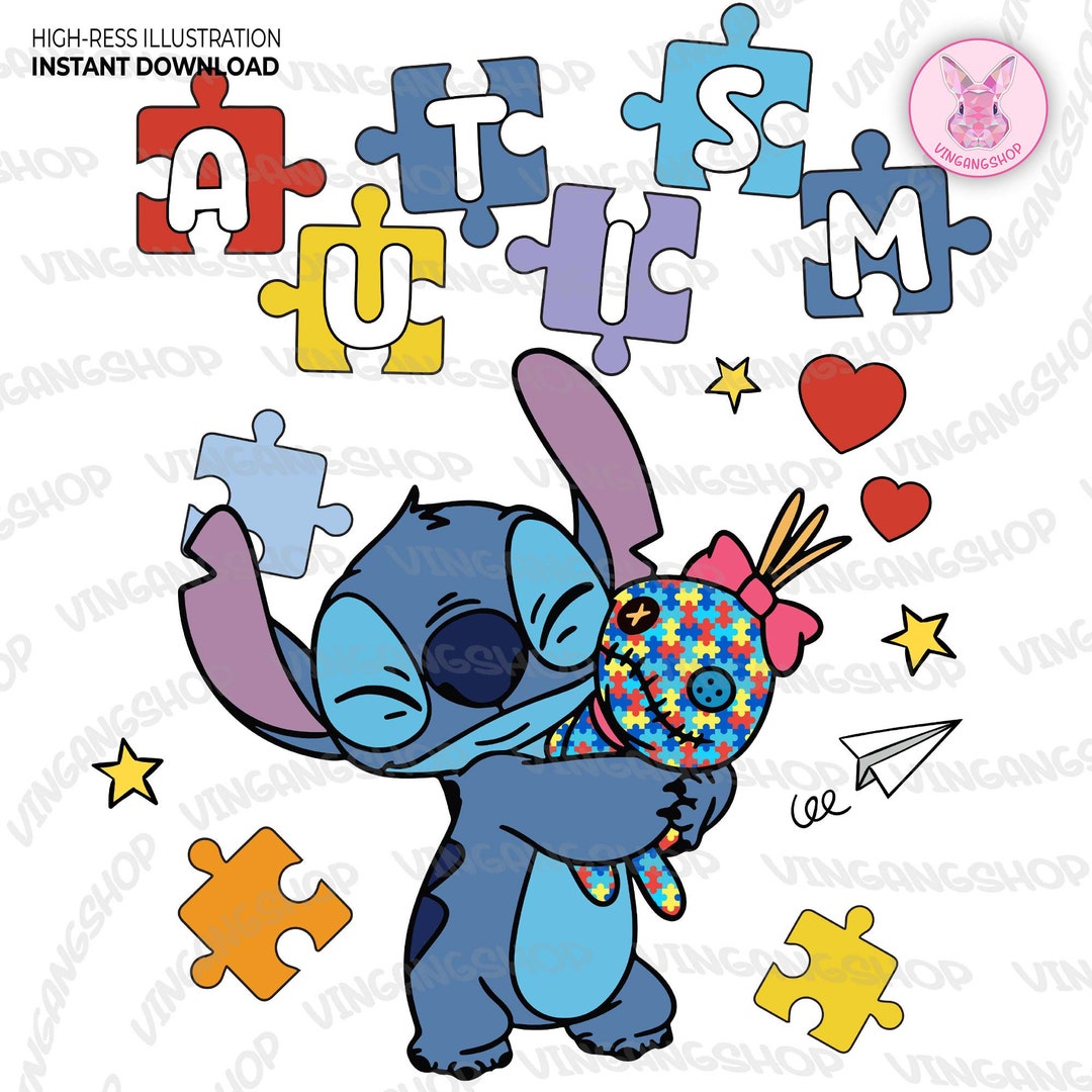 Autism Cartoon Png, I Wear Blue for Autism Awareness Png, Cartoon ...