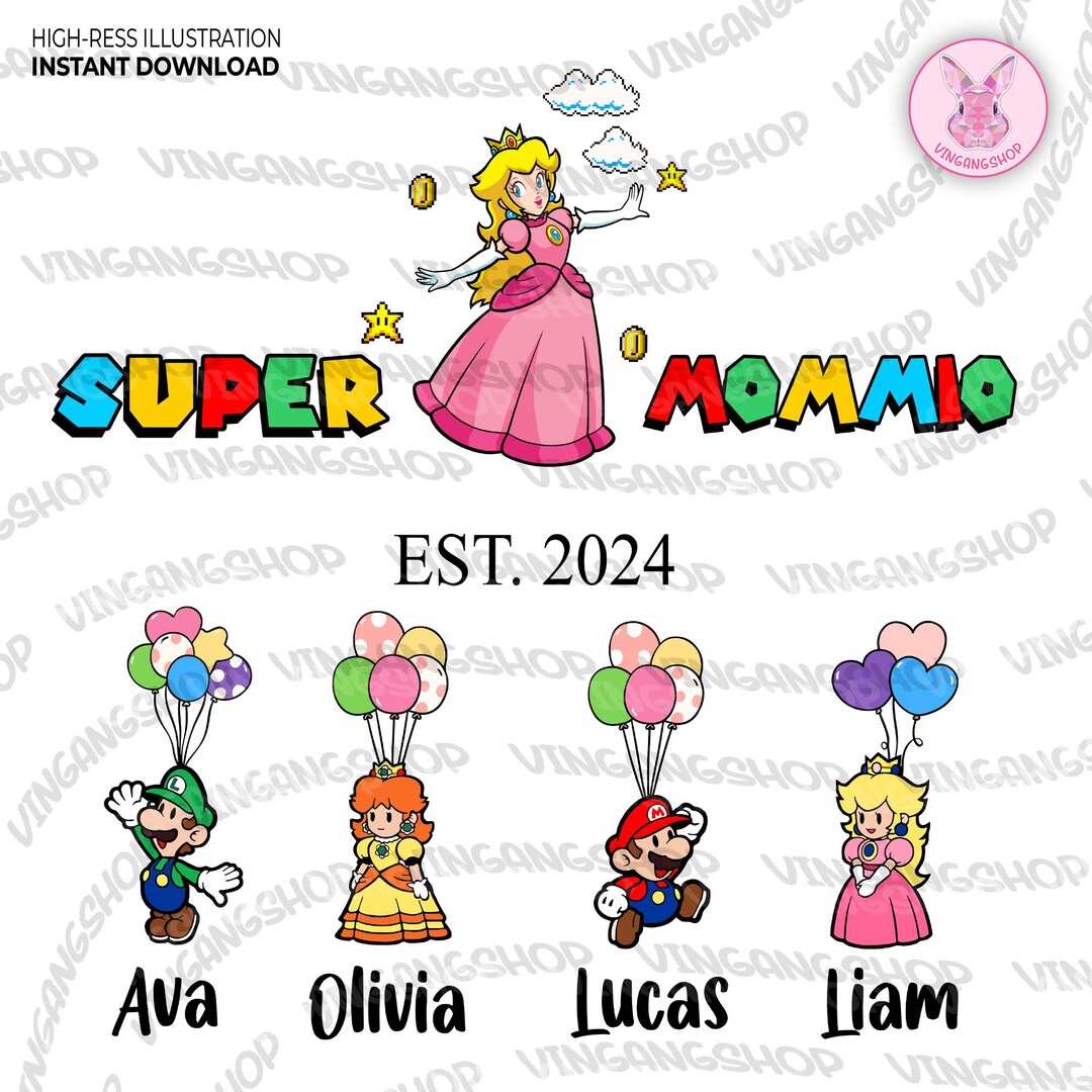 Custom Kids Name Super Mommio Png, Personalization Super Mommio Kiddo ...