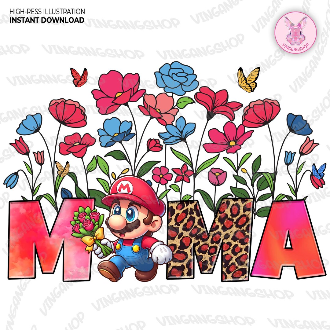 Super Mama Png, Cartoon Mama Png, Cartoon Floral Png, Mama Cartoon Png ...