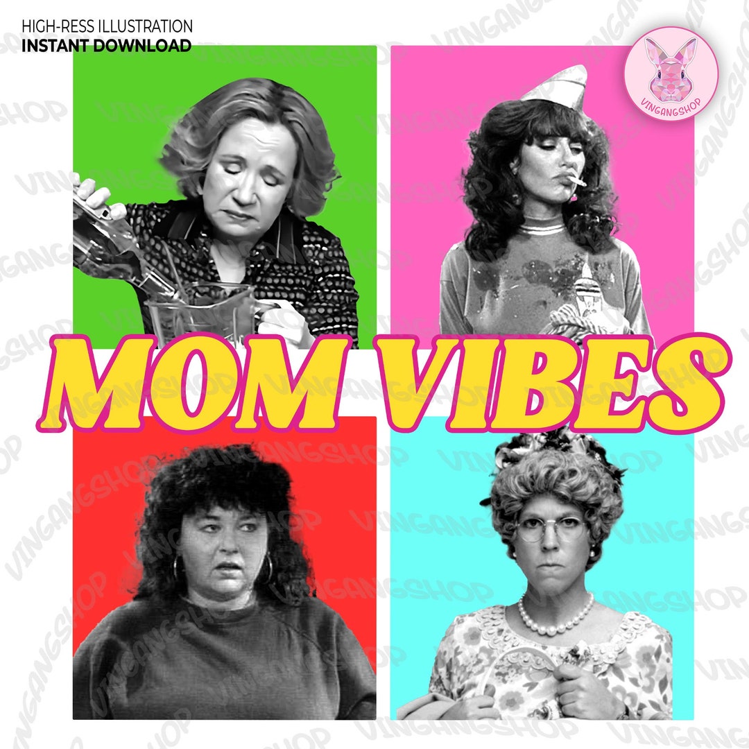 Retro Sitcom Mom Vibes PNG, Sitcom 90s Moms Png, Funny Mom Png, Mom ...