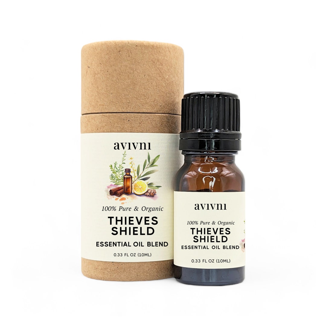 Thieves Shield Essential Oil Blend, 100% Natural and Pure, Benefits for ...