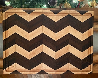 Chevron Cutting Board - Etsy