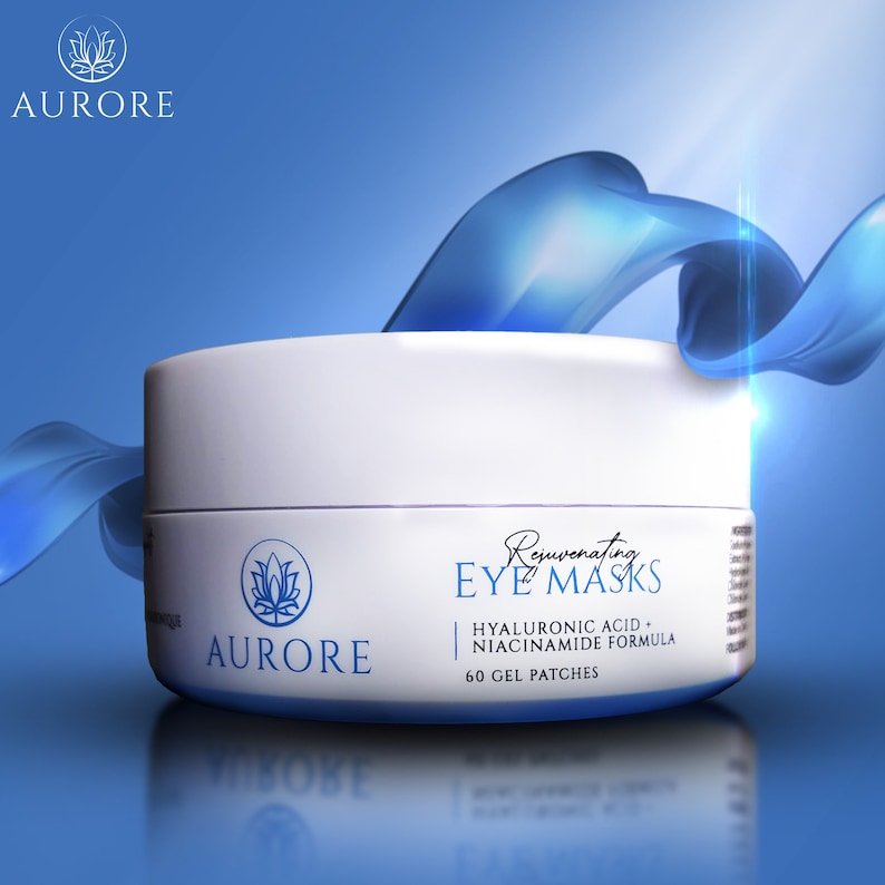 AURORE Under Eye Masks | Hyaluronic Acid & Niacinamide | 30 Pairs ...