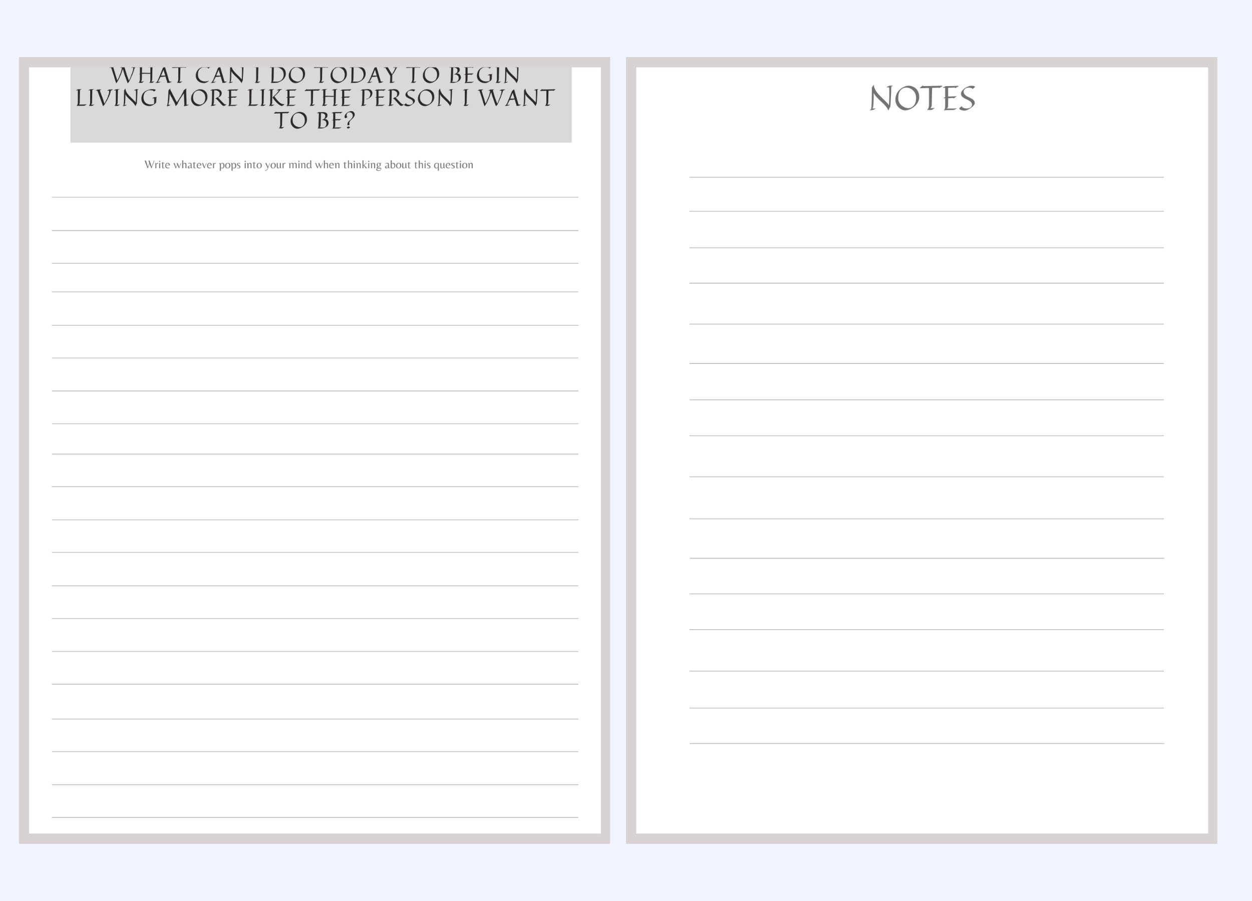 Self-love Planner Printable Self-love Journal Mental - Etsy