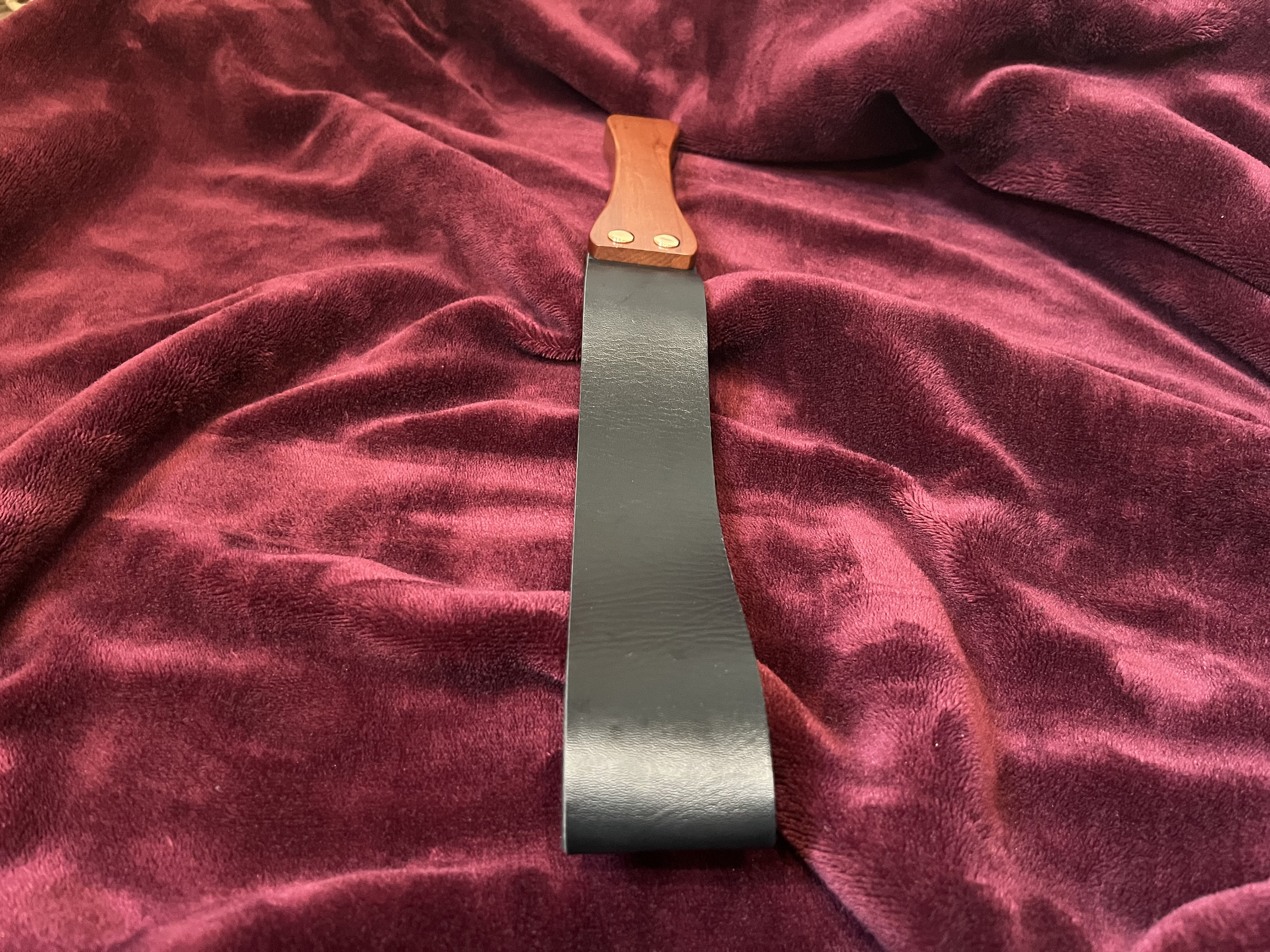 15" Faux Leather Slapper Strap BDSM Punishment - Etsy