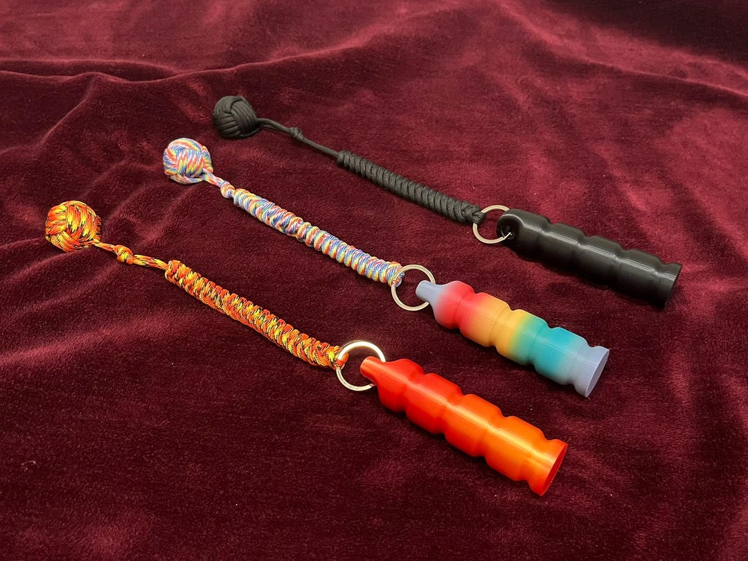 Monkey Balls Weighted Paracord Flogger Whip Spanking Impact Sadist Toy ...