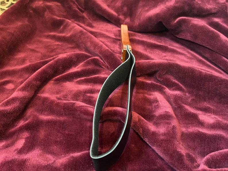 15" Faux Leather Slapper Strap BDSM Punishment - Etsy
