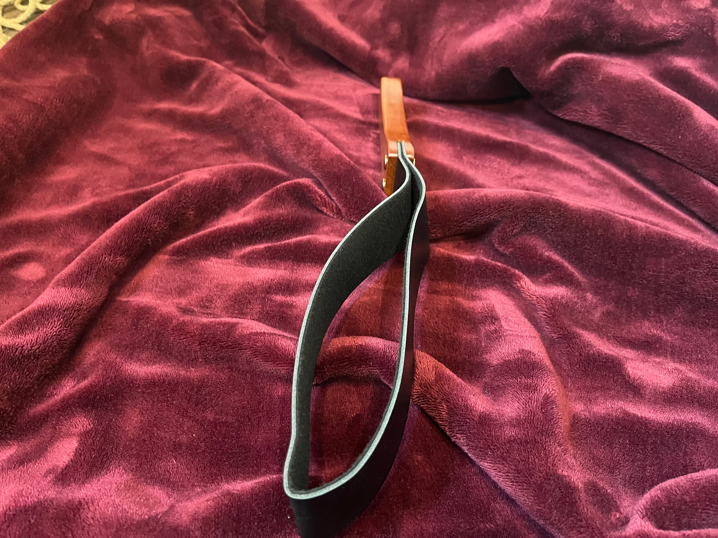 15" Faux Leather Slapper Strap BDSM Punishment - Etsy