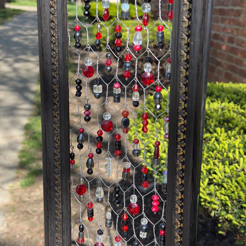 Chicken Wire Beaded Suncatcher - Etsy