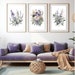 Sage Green and Lilac Wall Art Digital Watercolor Painting Botanical ...