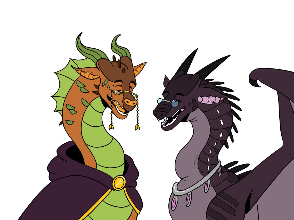 Dragon Fanart Commission (3/4 Perspective Bust) - Etsy