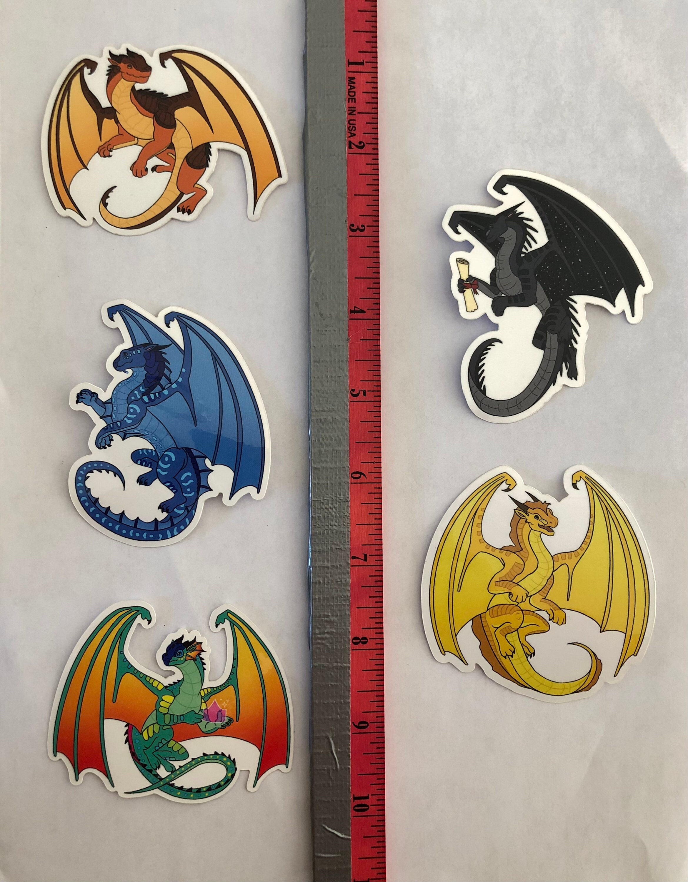 Dragonets of Destiny Stickers - Etsy