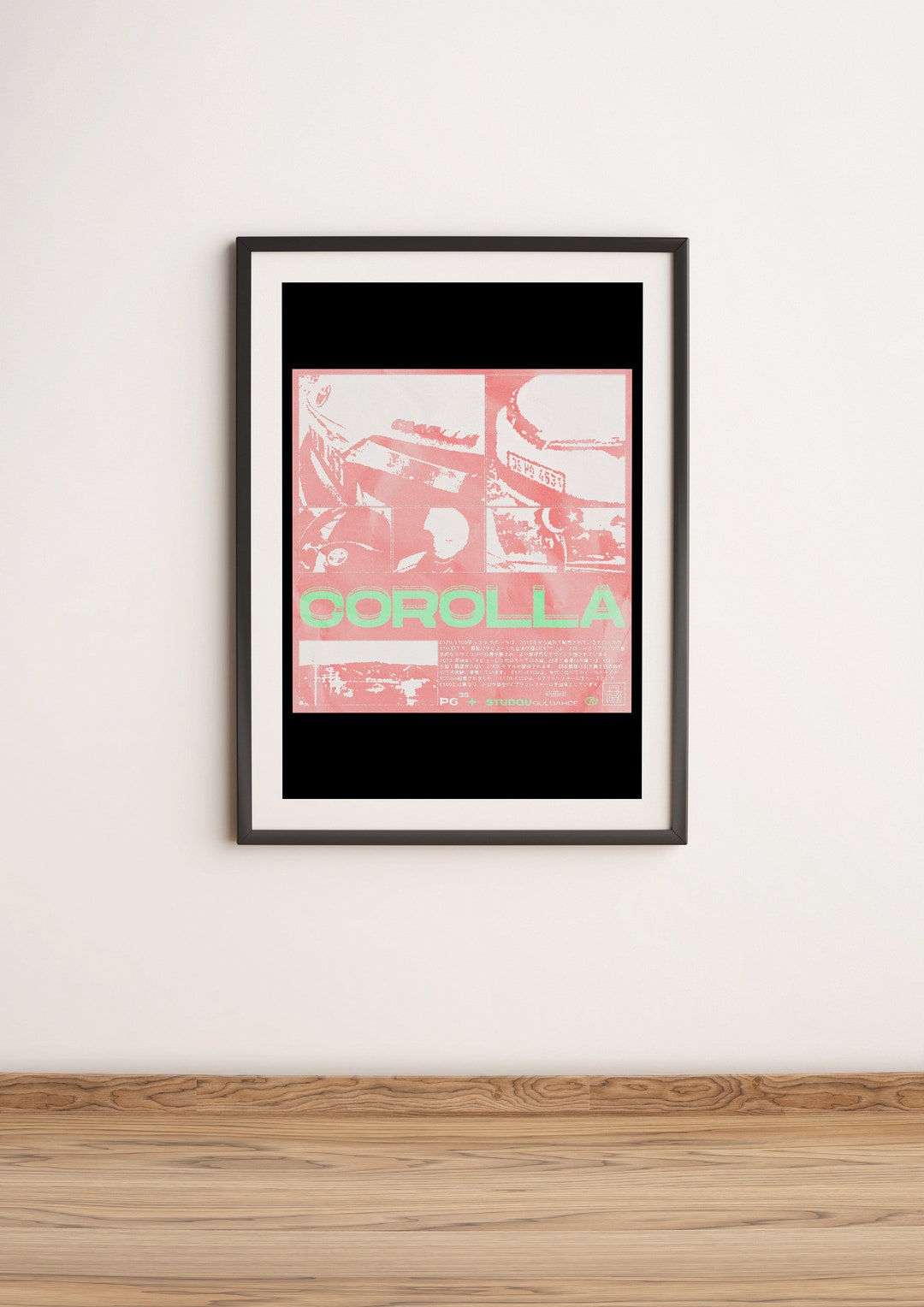 Toyota Corolla 3 POSTER DESIGN - Etsy