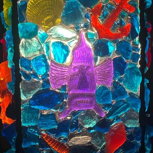 Tiki Aquarium Chunk Lamp Tiki Lamp Chunky Lucite Mid Century Style - Etsy