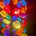 Giant Tall Rectangle MULTI Color Chunk Lamp Candy Lamp Tiki Lamp Mid ...