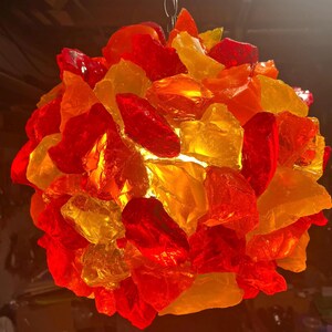 Giant Sphere Globe Rectangle Chunk Lamp Candy Lamp Tiki Lamp Mid ...