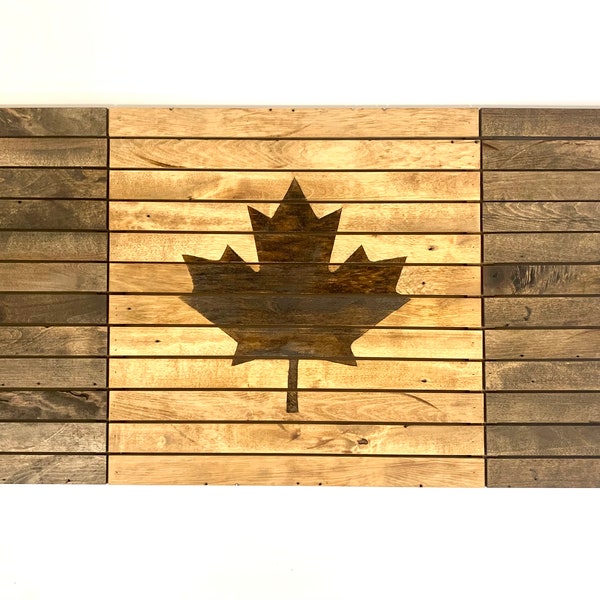 Wooden Canadian Flag - Etsy Canada