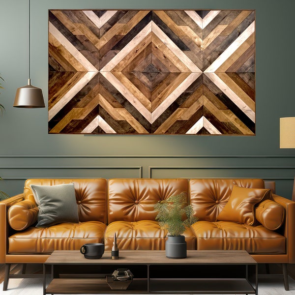 Aztec Wood Wall Art - Etsy