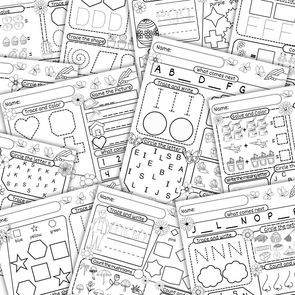Morning Worksheets for Kids - Instant Download - Etsy