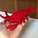 Crawfish Toy Lobster Crochet Crawfish Plushies Crawdad Toy Stuffed ...