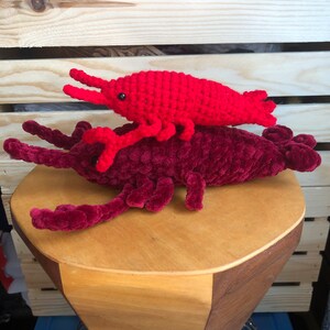 Crawfish Toy; Lobster Crochet; Crawfish Plushies; Crawdad Toy; Stuffed ...