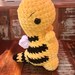 Jumbo bee Rex Plushy Huggable Stuffed Dino Velvet Crochet Stuffie ...