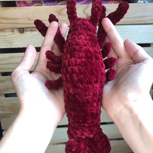 Crawfish Velvet Toy; Lobster Crochet; Crawfish Plushies; Crawdad Toy ...