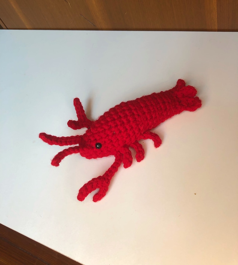 Crawfish Toy Lobster Crochet Crawfish Plushies Crawdad Toy - Etsy